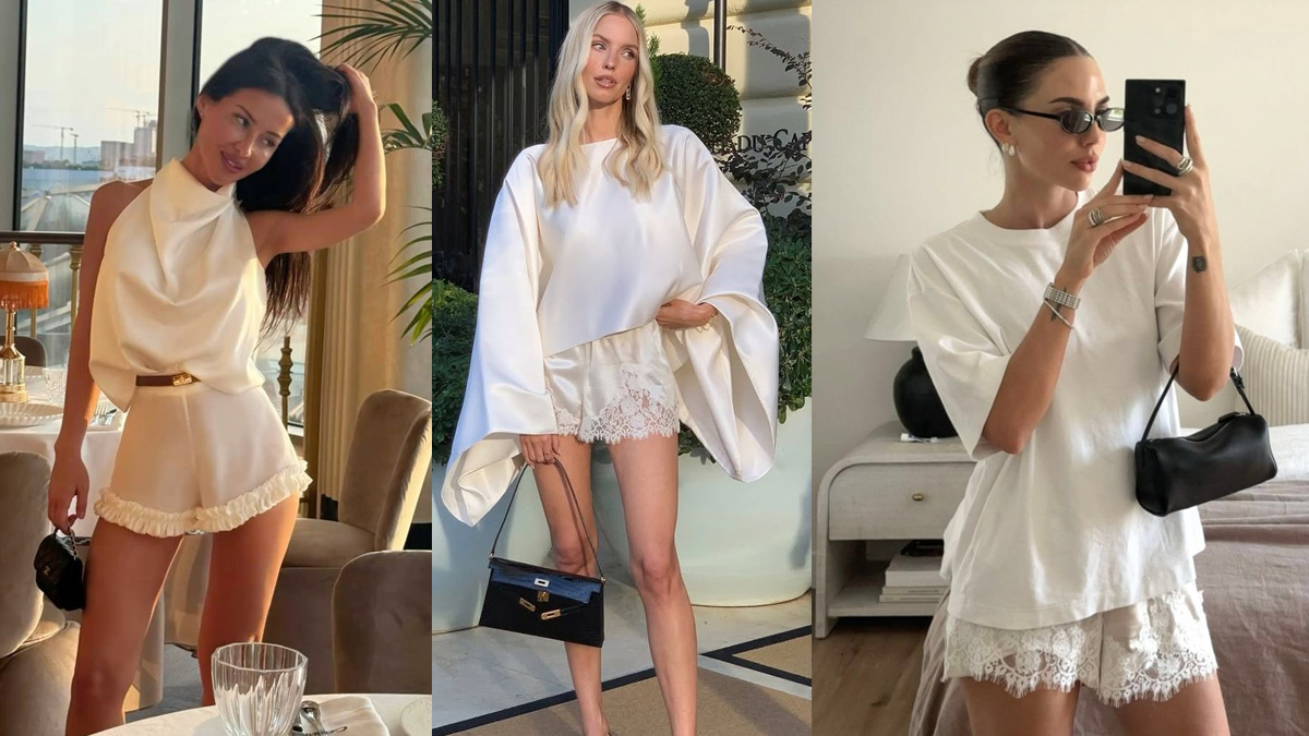 Lingerie shorts: Η τάση που θα κυριαρχήσει στις διακοπές - Γόβα Στιλέτο